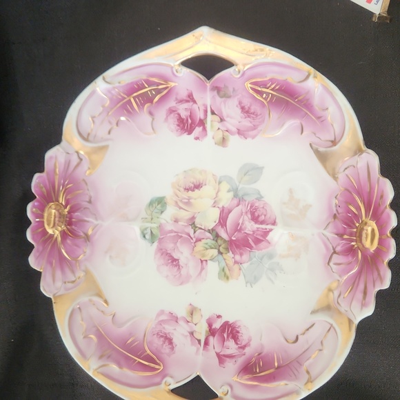 Dining | Vintage Ipf Germany Hand Painted Flower Design Large Platter ...